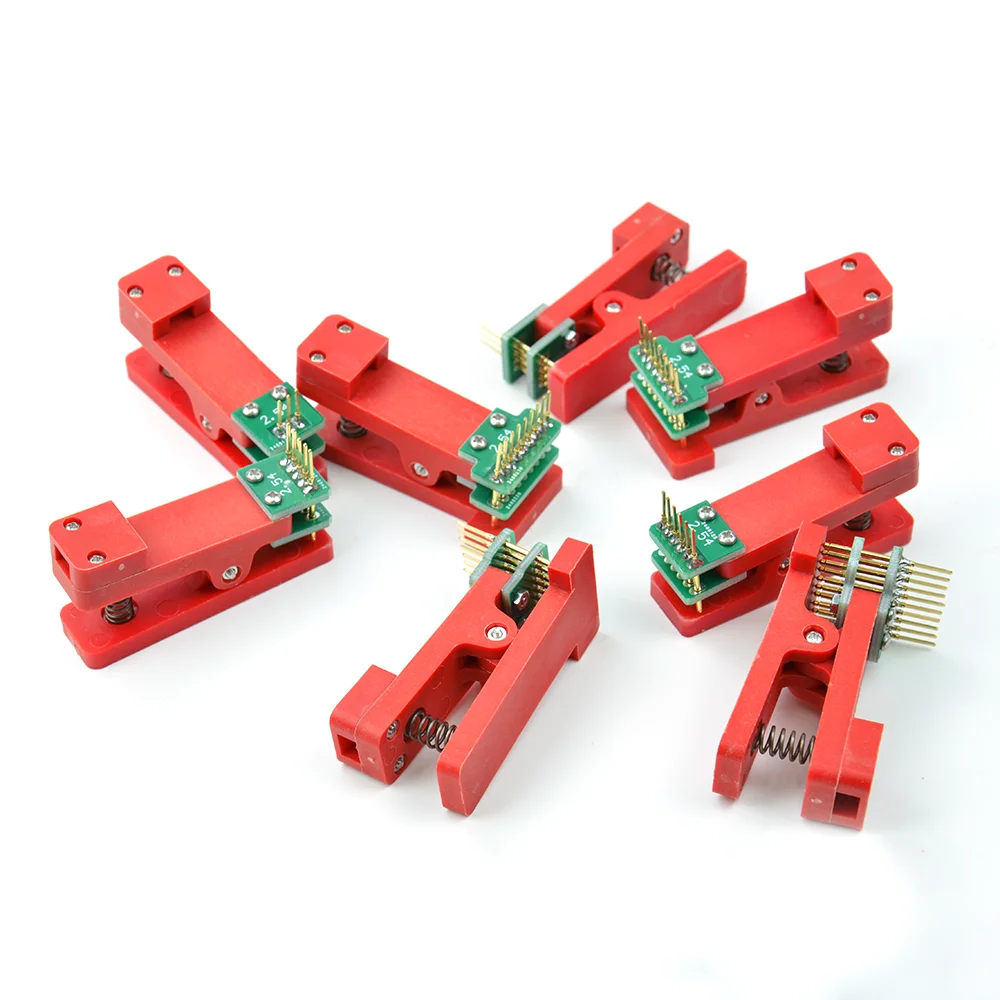 Clip-Clamp-Fixture-Probe-Pogo-Pin-Download-Program-Burn-Connector-Cable ...