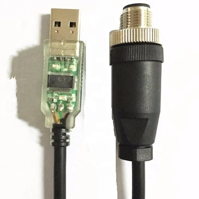 Ftdi Usb Rs485 To M8 M12 Serial Conversion Cable Rs485 M12 To Usb Cable ...
