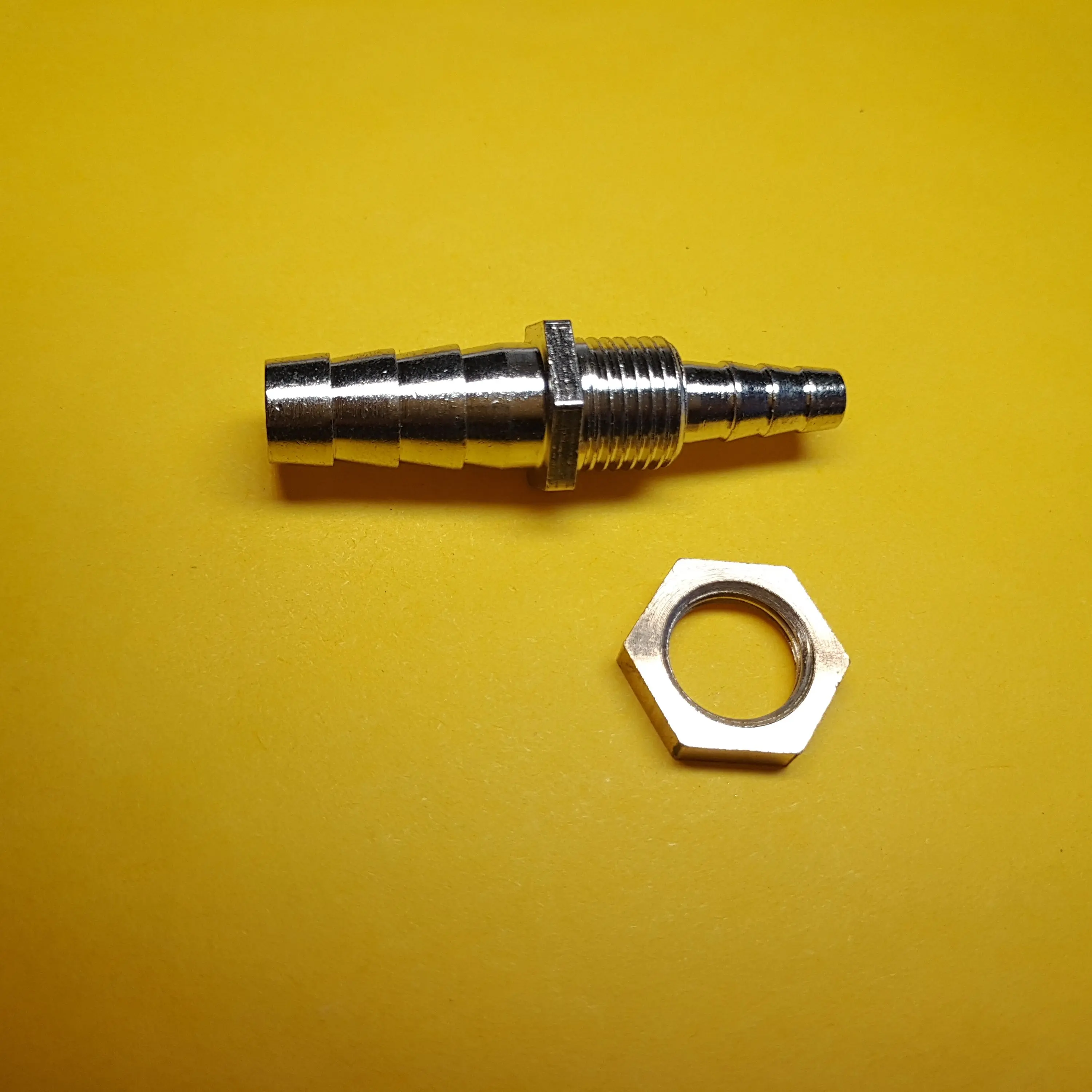 Trough-wall Reducing Fitting 6 To 8mm/8 To 10mm Hose Brass Bulkhead ...