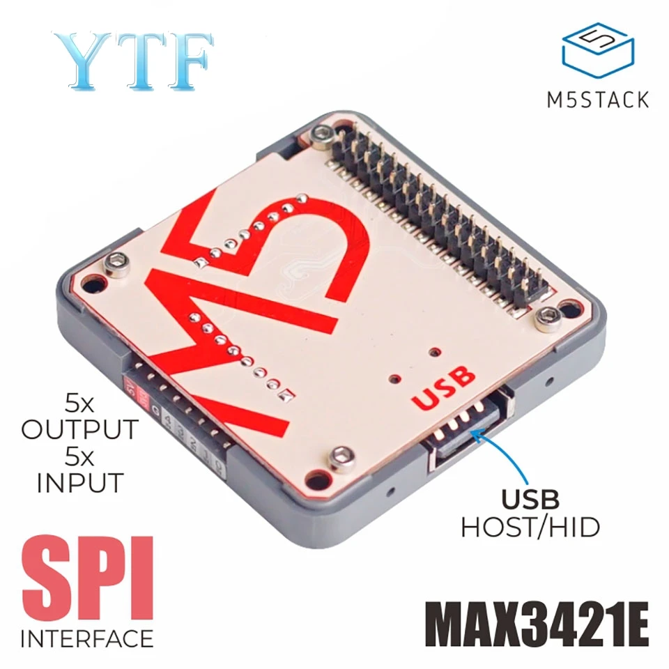M5Stack USB 드라이버 스택 모듈 SPI 통신 프로토콜 MAX3421E U 디스크 리더|데모보드 액세사리| - AliExpress