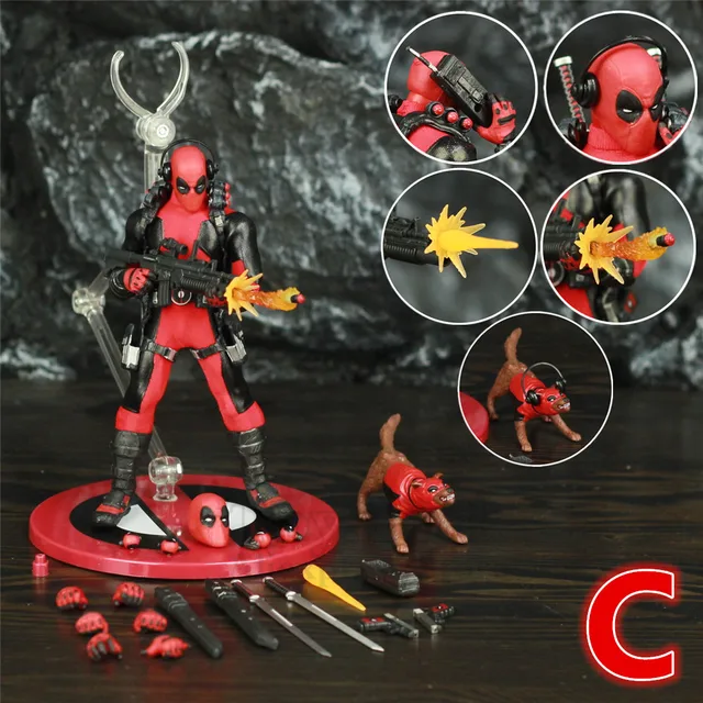 One:12 Marvel Deadpool 6 Action Figure Clothes Cloth Suit Dead Pool ...