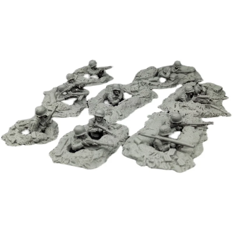 1/72 scale die cast resin figure of US soldiers in World War II ...