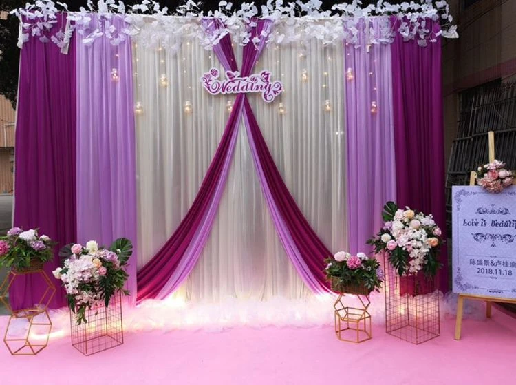 Purple Wedding Backdrop