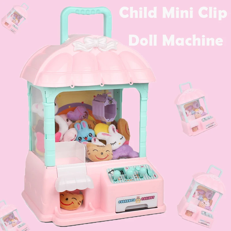 Clip Doll Arcade Game Machine Candy Grabber Doll Claw Machine Crane ...