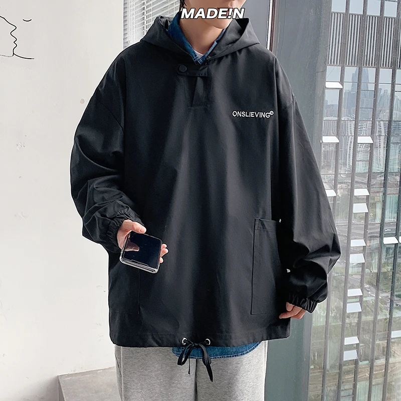 Men Jacket And Coats Nice Hip Hop Style Streetwear Hooded Harajuku ...
