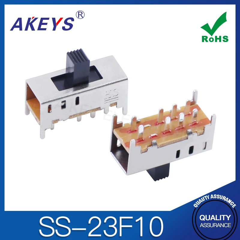 SS 23F10 (2PT3) スイッチ3ギア4固定ピン8ピン垂直電源コネクタ|スイッチ| - AliExpress