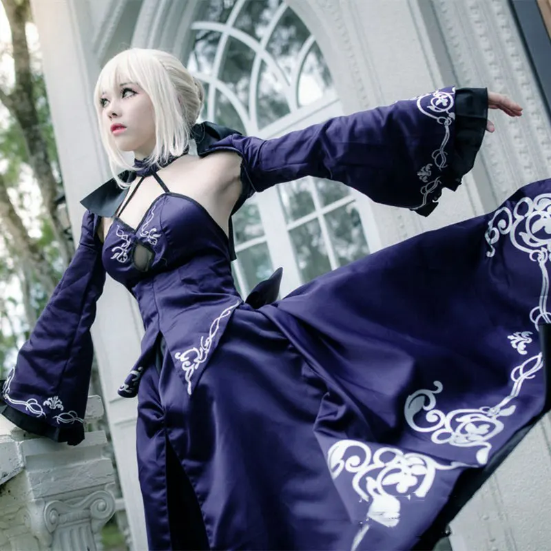 Fate-Stay-Night-Saber-Alter-Arturia-Pendragon-Cosplay-Costume-Women ...