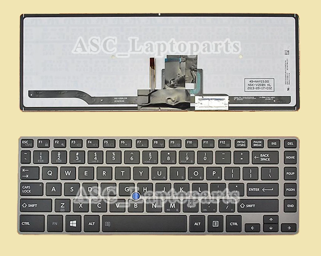 New-US-English-QWERTY-Keyboard-For-Toshiba-Tecra-R30-A-R30-A1301-R30-A ...