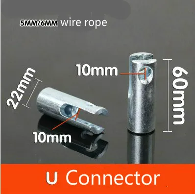 Steel Wire Accessories Gym Fitness Equipment Wire Rope Joints Anaerobic ...