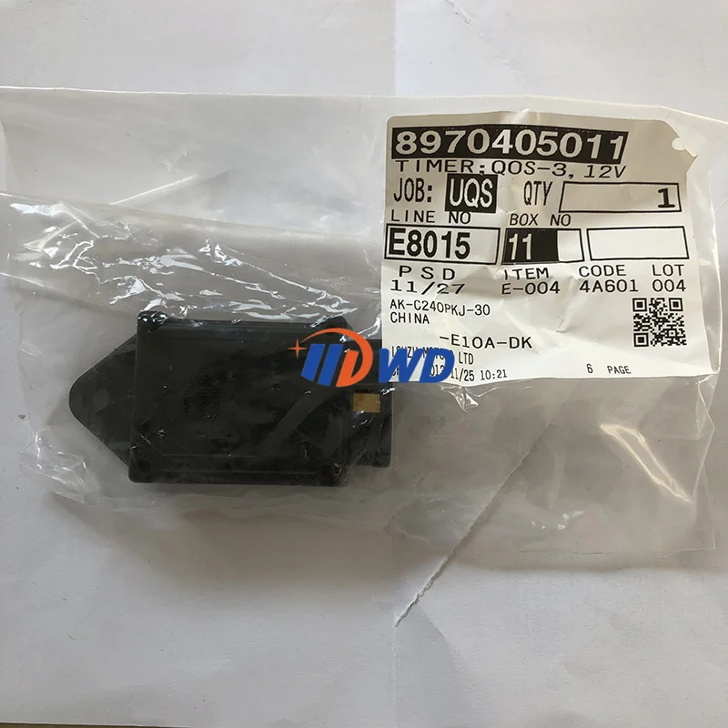 8970405010 8970405011 Time Relay 12V With 6 Pins for Isuzu 3LD1 4JB1 ...