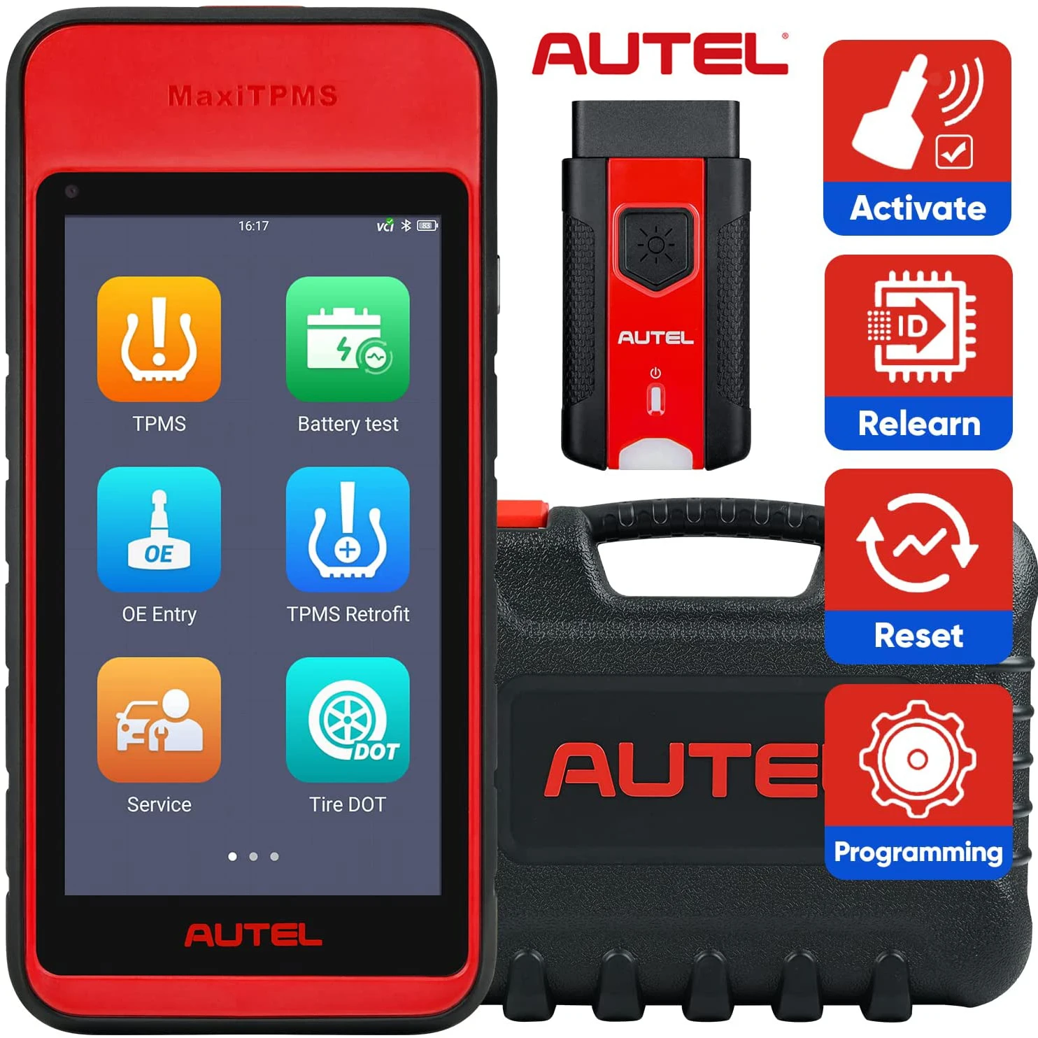 Autel TPMS Relearn Tool ITS600(E), 최신 TPMS 프로그래밍 스캐너, 모든 센서 활성화/재 학습 ...