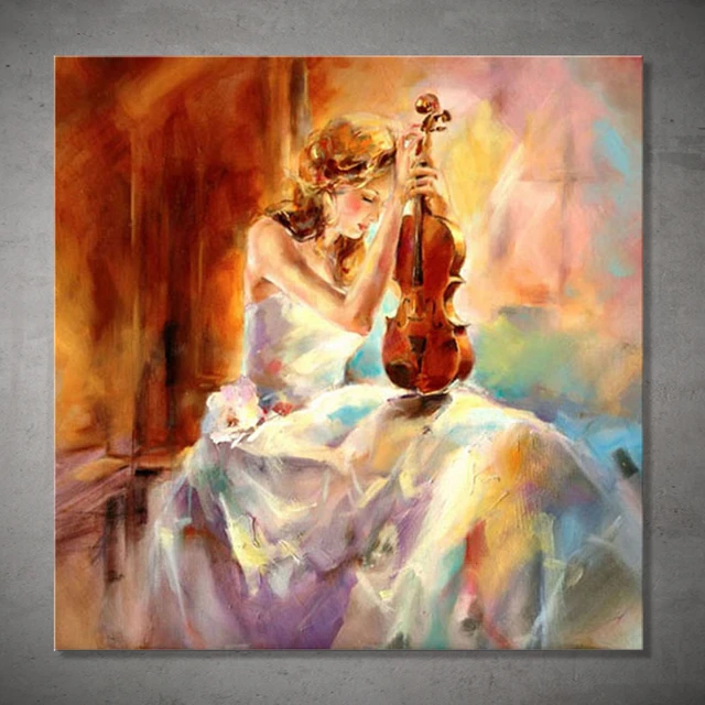 Violin Abstract Painting