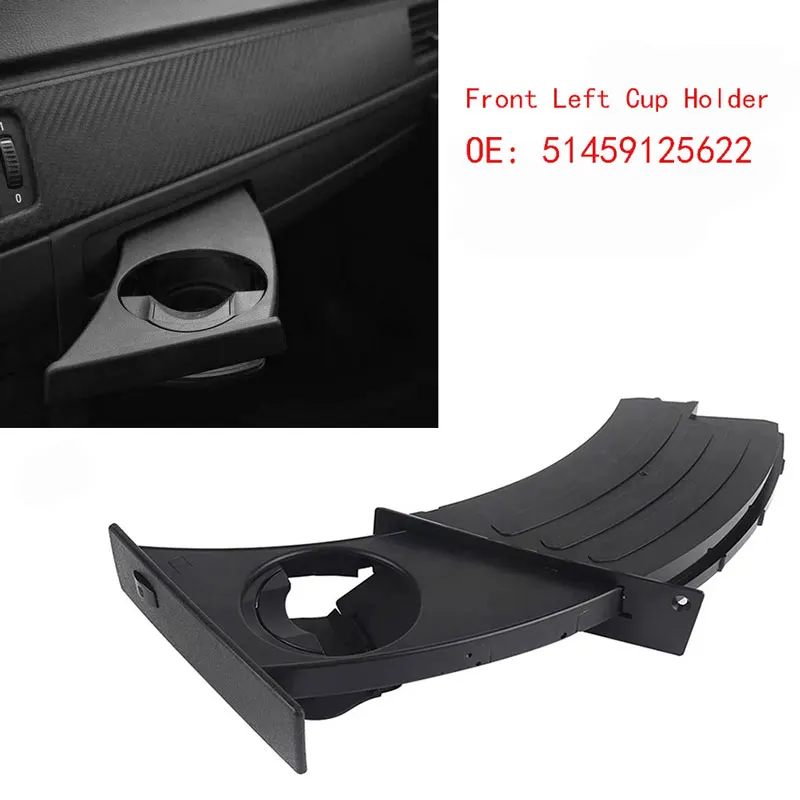 자동차 액세서리 전면 왼쪽 컵 홀더, 51459125622 BMW 5 시리즈 E60 E61 왼쪽 대시 보드 자동차 컵 홀더에 ...