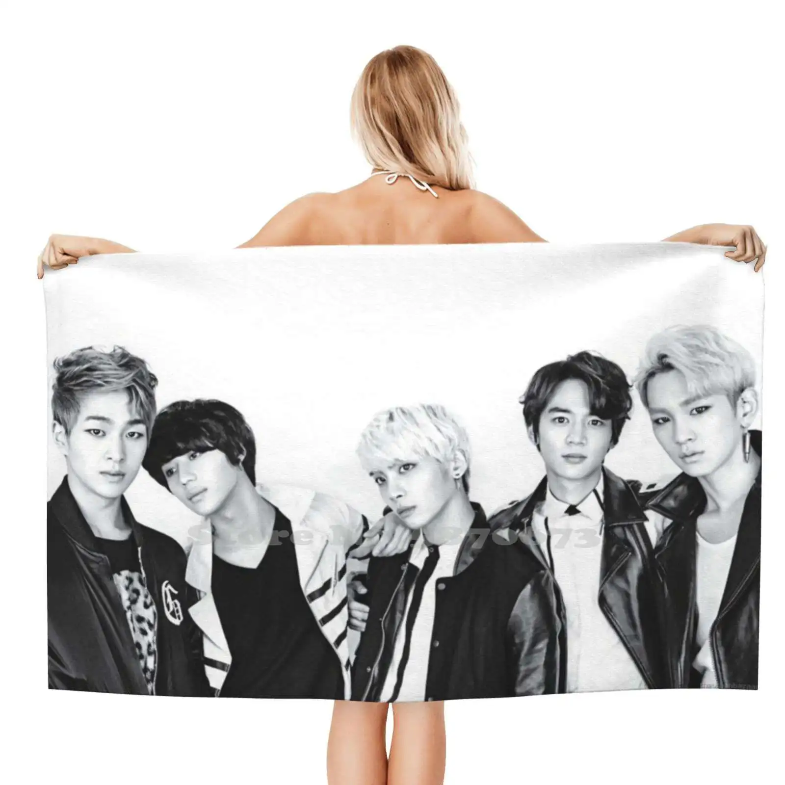 Shinee-Toalla-de-ba-o-suave-para-ducha-banda-Astro-de-m-sica-coreana ...