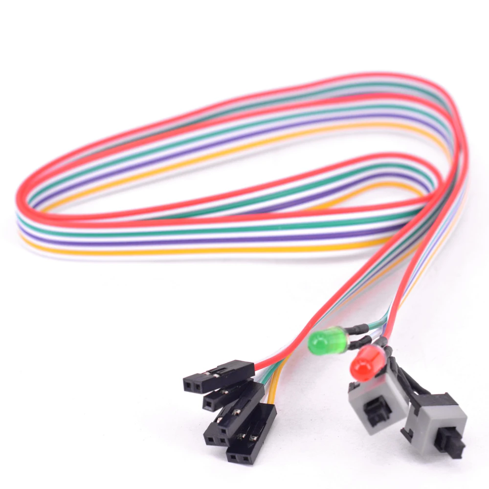 Computer-ATX-Motherboard-Power-Cable-PC-Power-Reset-Switch-Push-Button ...