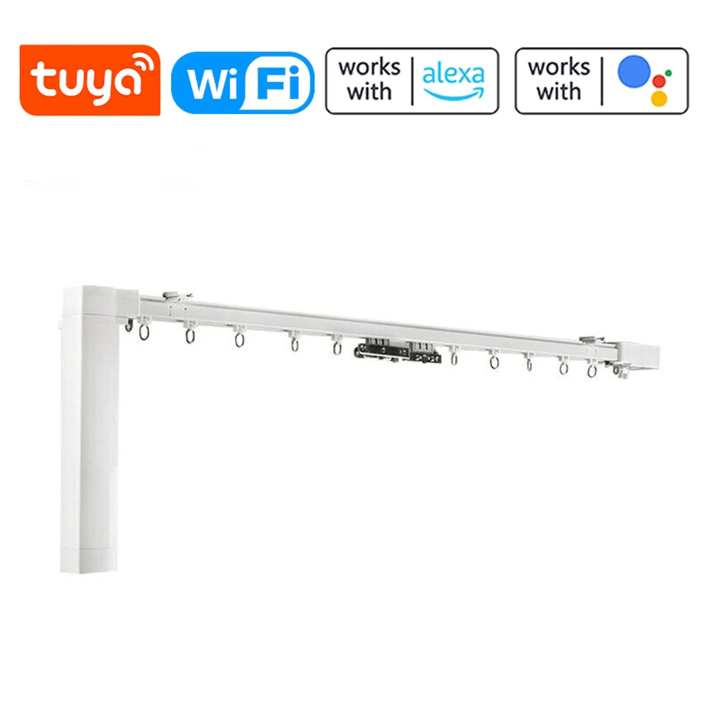 Tuya Wifi Smart Curtain Motor Blind Switch Electric Motorized Curtain ...