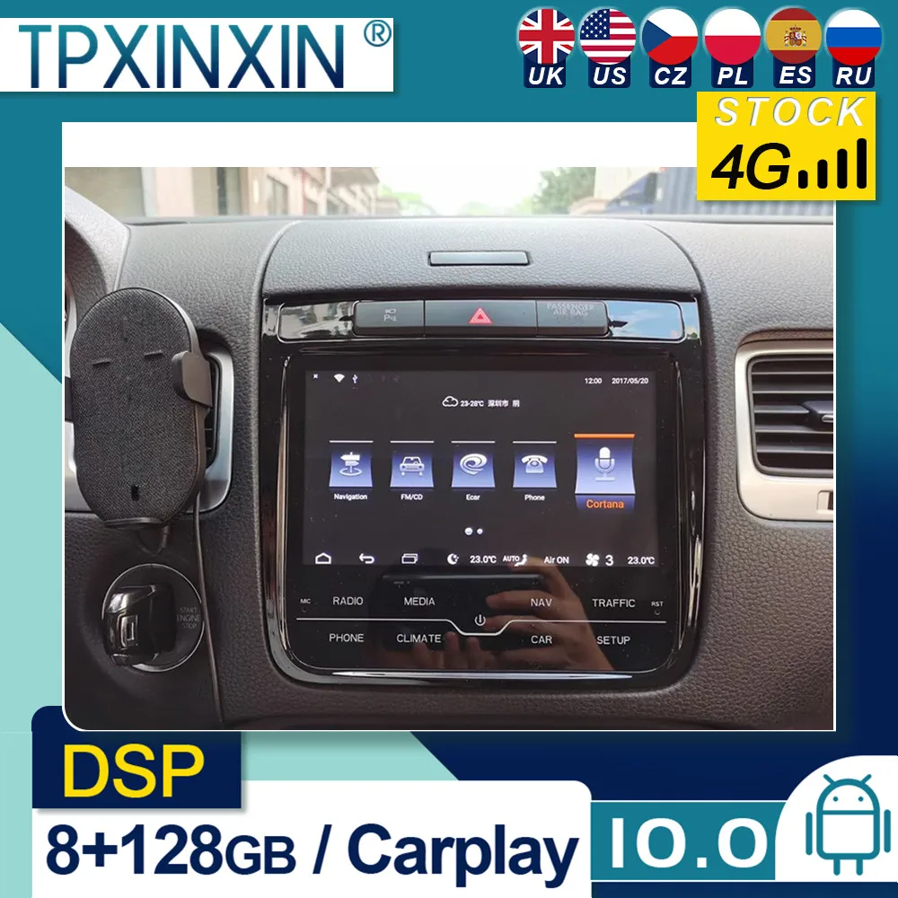 For-Volkswagen-VW-Touareg-RNS-850-RCD-550-2011-2017-Android-10-Car-DVD ...