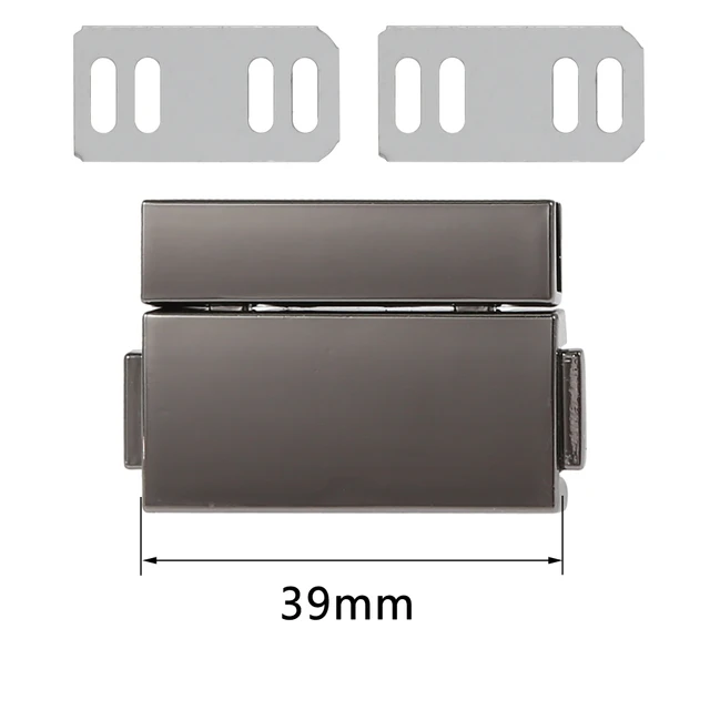 3.9CM Rectangular Metal Press Push Locks for Women Bag Handbag Spring ...
