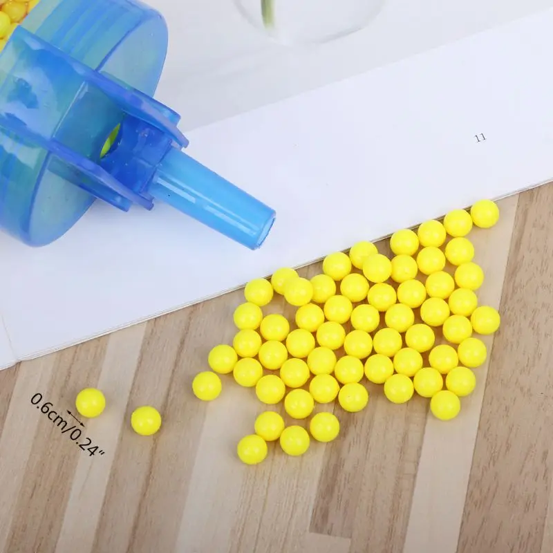 2000PCS 6mm Bb Paintball With Box Toy Gun Hard Plastic Figure Ball BB ...
