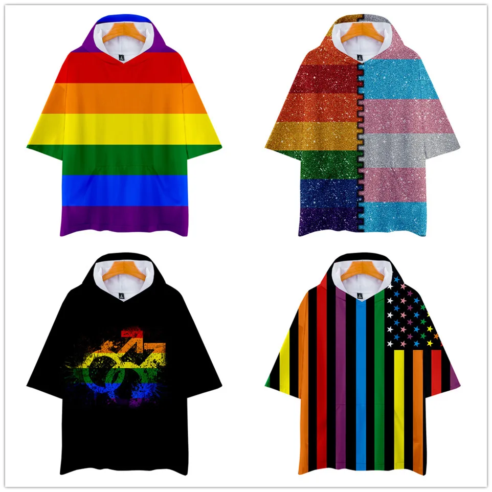 LGBT Pride 3D Printed Poncho Hoodie Sweatshirt (Various Designs) - Queerks™