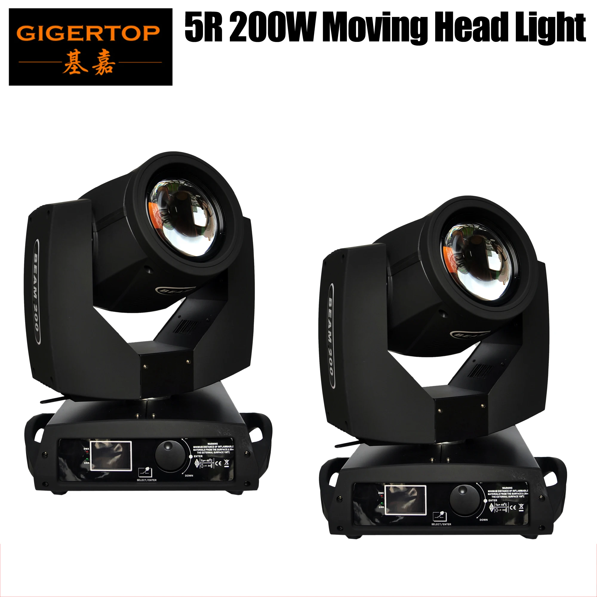 Tiptop 2xlot 16ch 200w 5r Beam Moving Head Stage Light 8000k Indoor ...