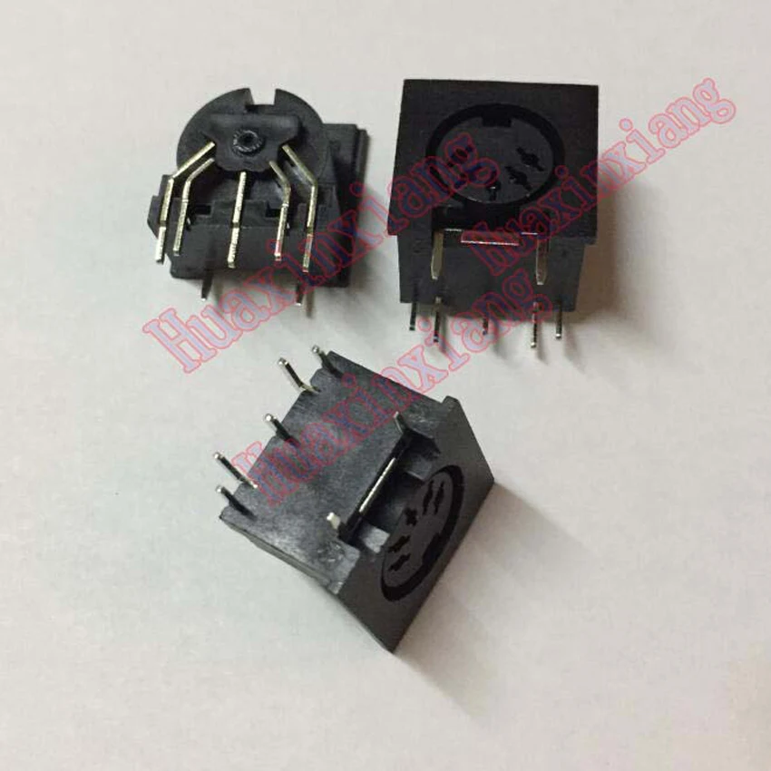 DS 5 01 PCB 패널 마운트 암 잭 소켓 커넥터, 빅 S 터미널 DIN5 DIN, 5 핀, 5P|connector 5pin|jack plug connectorjack ...