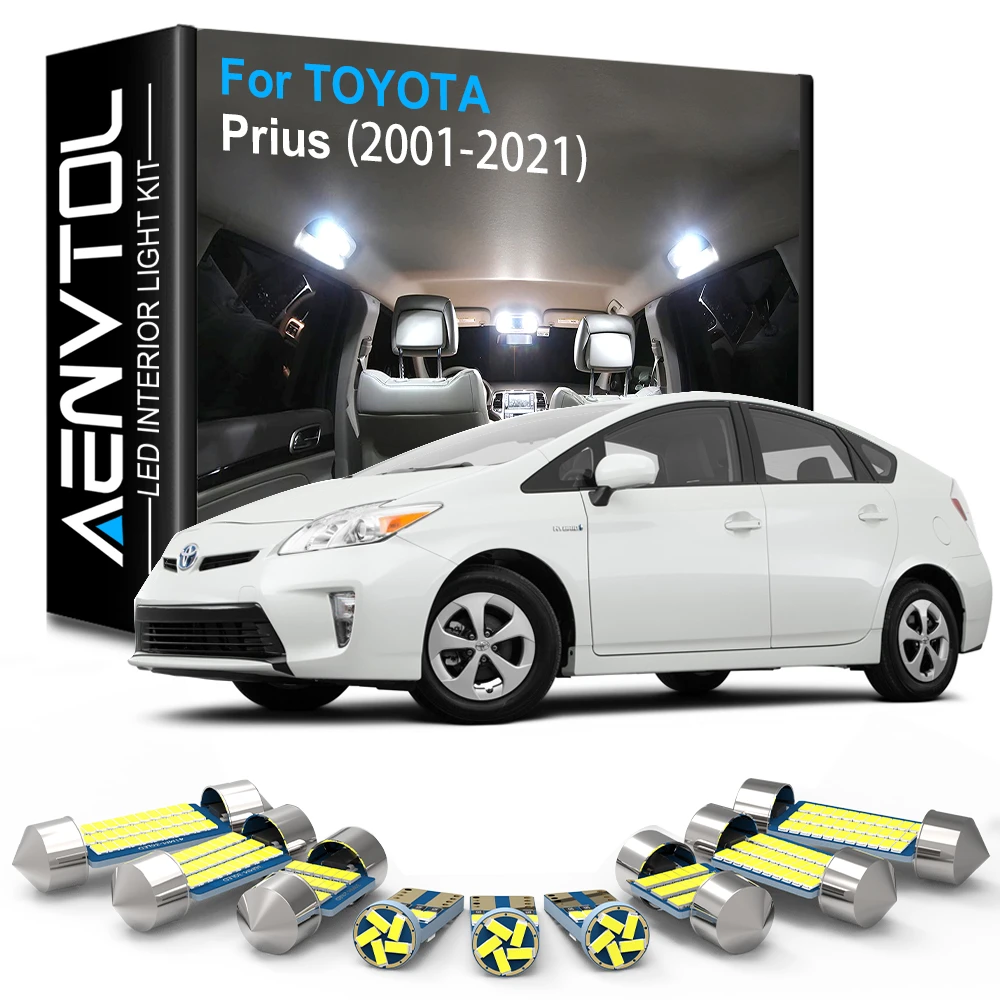 Aenvtol Canbus Interior Lights Led For Toyota Prius Plus C V 30 Zvw30 ...
