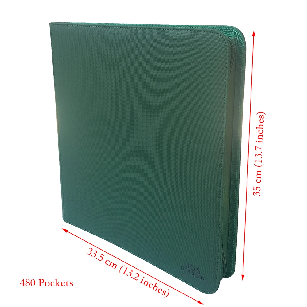 480-Pockets-Side-Loading-Trading-Card-Binder-Pages-Zip-Album-12-Pocket ...