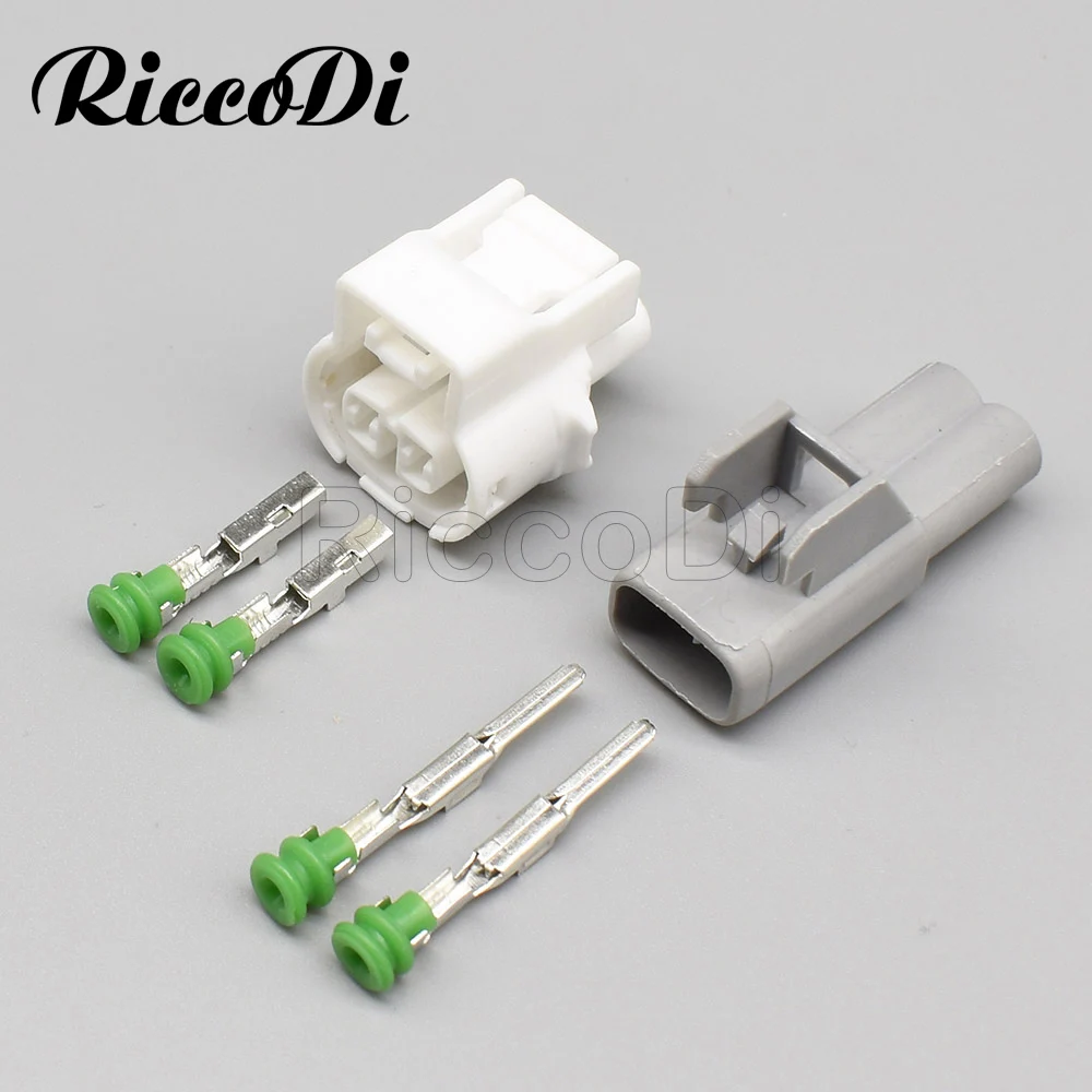 1-20kits 2 Pin Way Sealed Automotive Wiring Harness Connector Plug 2 ...