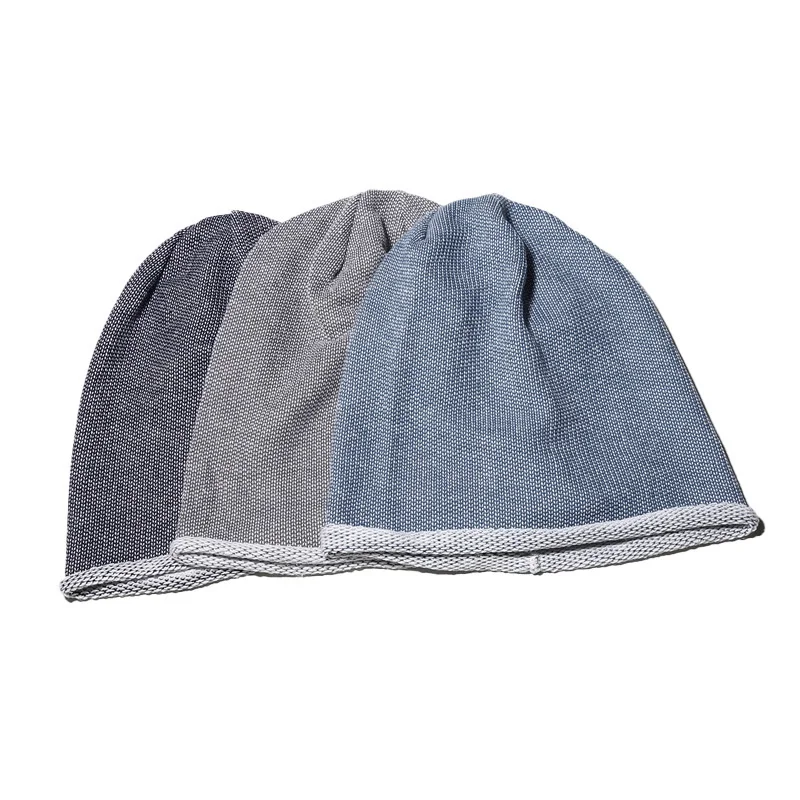 Bonnets fins en tricot pour homme et femme couleur unie pour ...