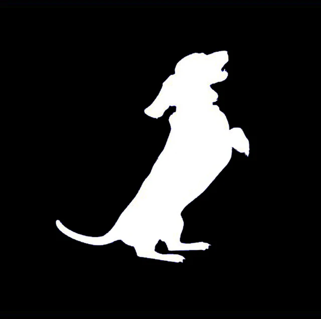 Begging Dog Silhouette
