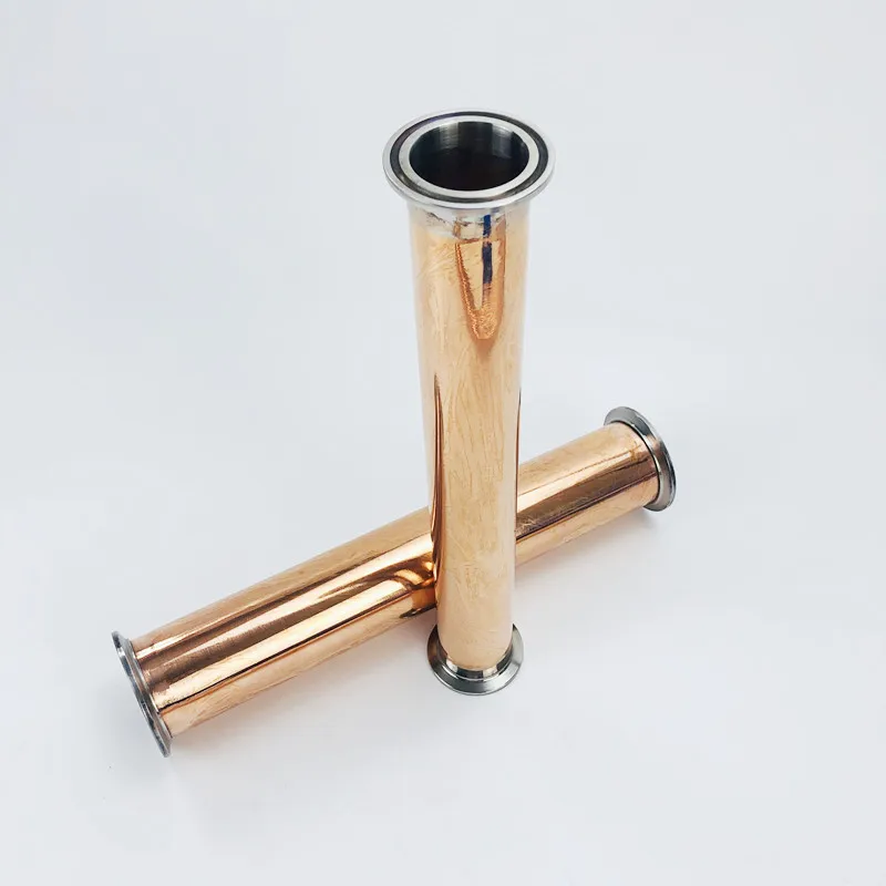 Free Shipping Copper 2"(51mm) OD64 Sanitary Tri Clover Spool Tube/Pipe ...