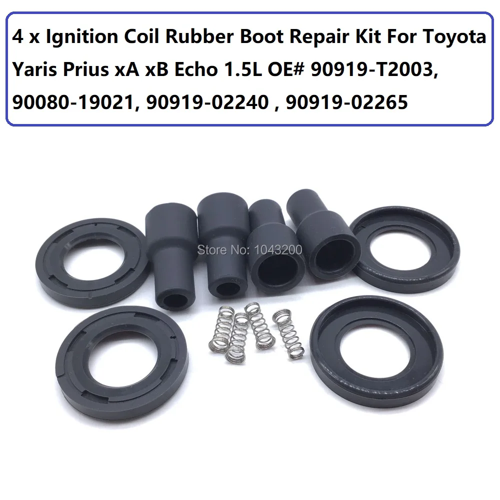 90919-02240-Ignition-Coil-Rubber-Boot-Repair-Kit-for-Toyota-Yaris-Prius ...