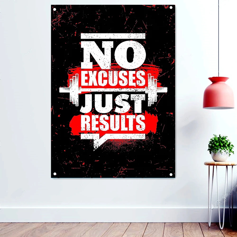 No Excuses Workout Wallpaper