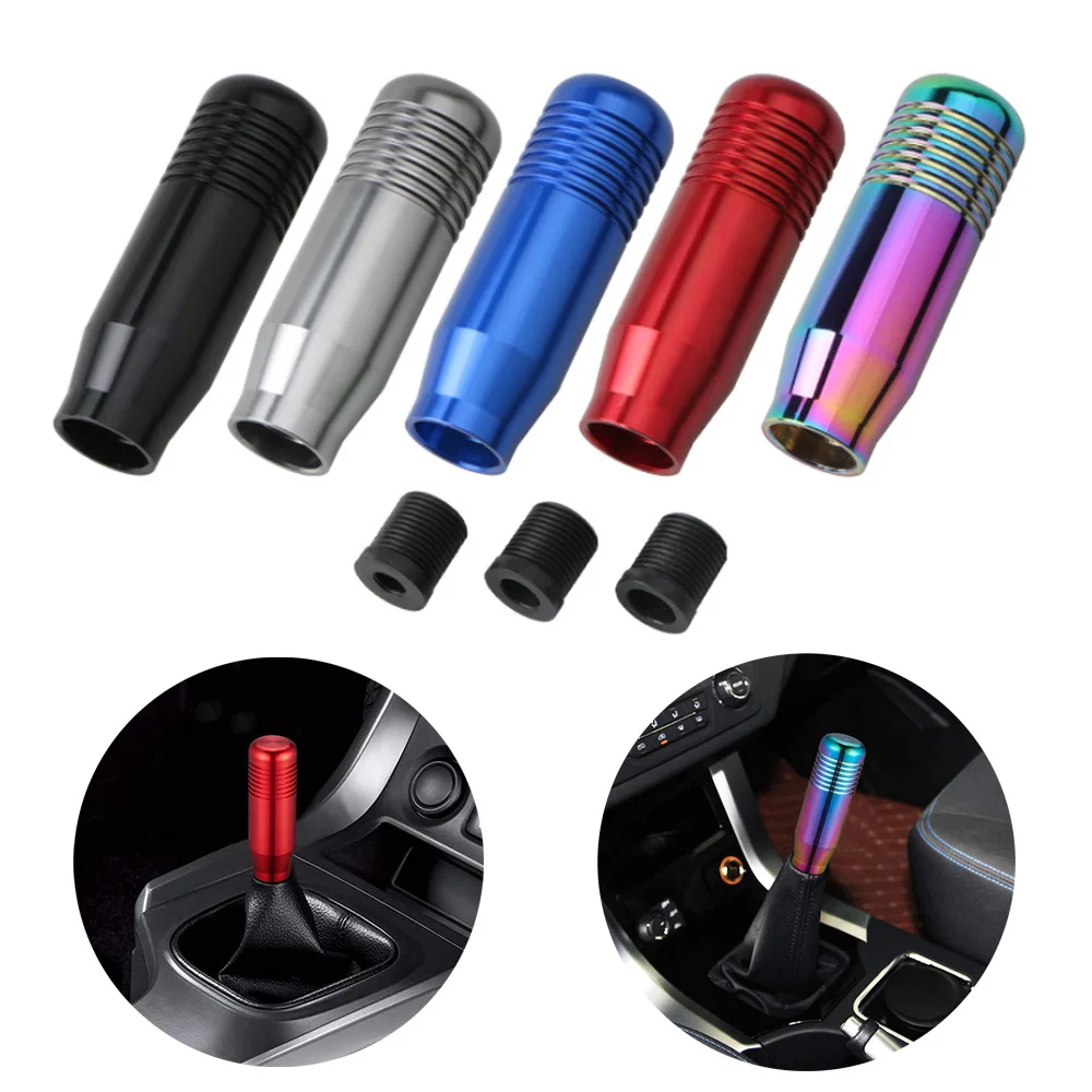 5-Colors-Universal-Car-Aluminum-Manual-Gear-Shift-Knob-Stick-Manual ...