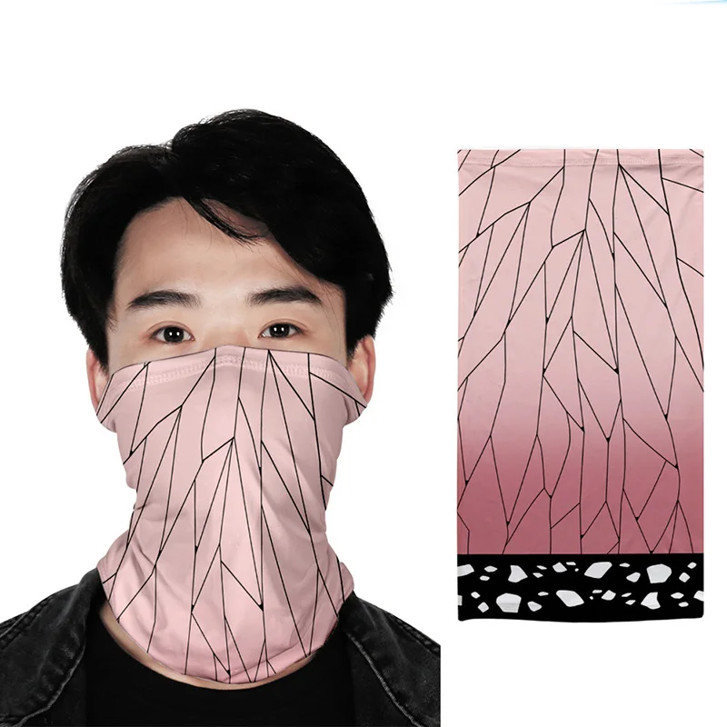 Anime Demon Slayer Kamado Tanjirou Nezuko Cosplay Mask - AllCosplay.com