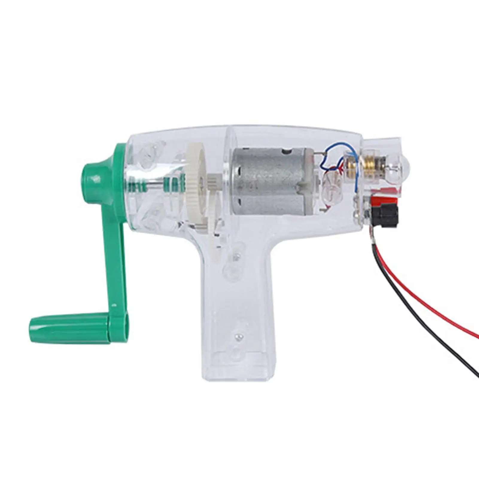 Kids DIY Hand Crank Driven Electricity Generator Experiment Children ...