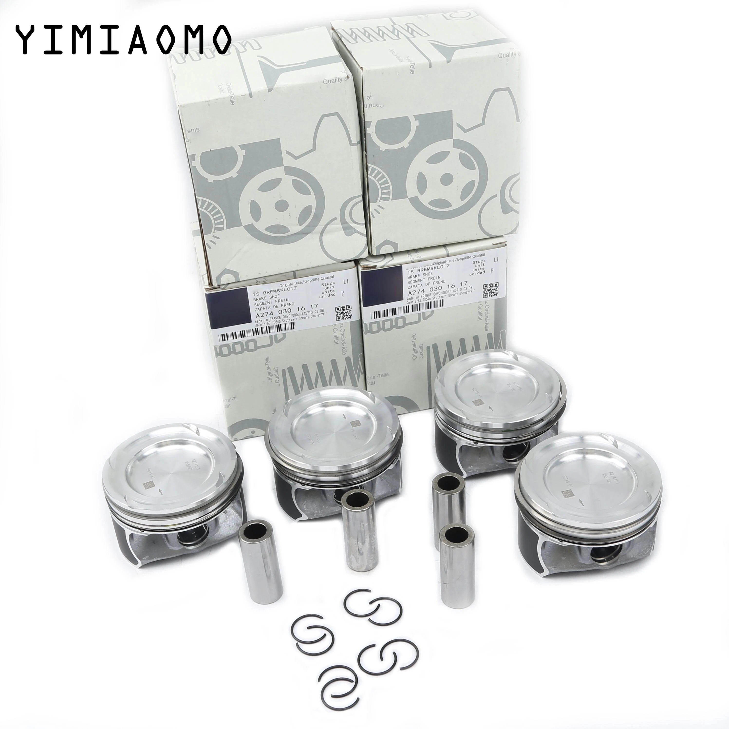 Engine Pistons Rings Assembly 274 030 01 17 For Mercedes-benz Cls260 ...