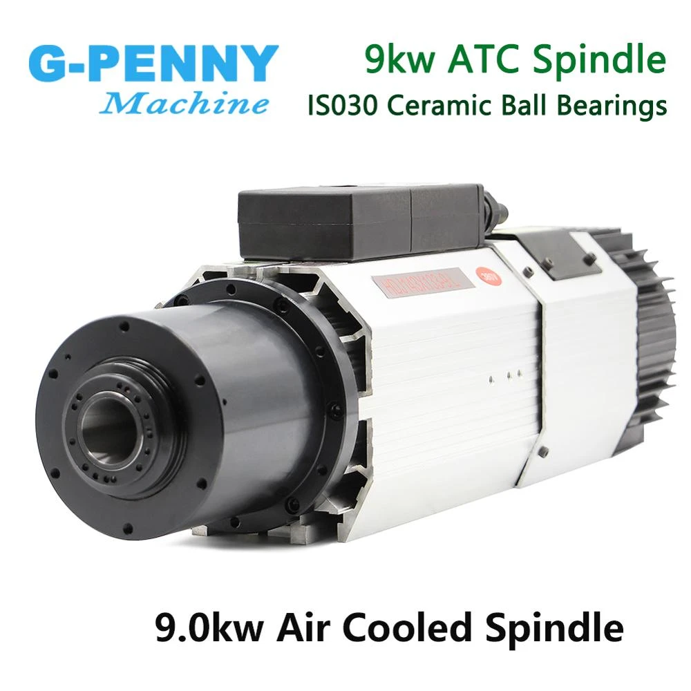Automatic Tool Change Spindle 9.0kw ATC spindle ISO30 220v / 380v air ...