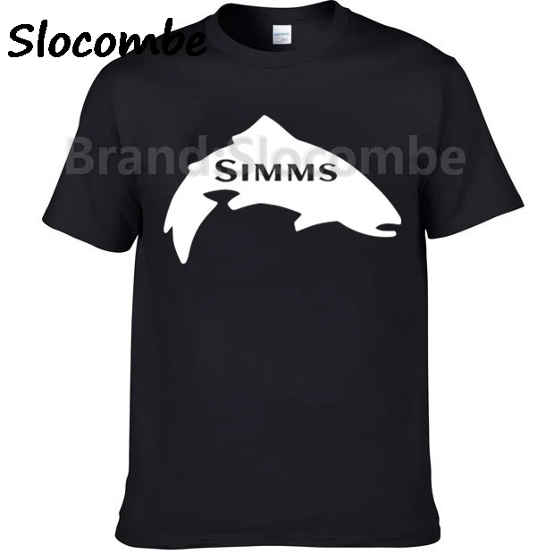 2018 nuevo para hombre Simms Fly Fishing Sipping camiseta azul cobalto ...