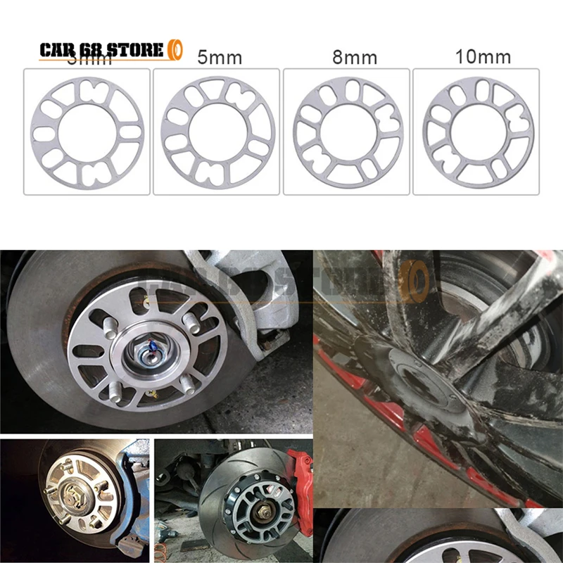 1 Pcs Car Wheel Tire Spacers Universal Aluminum Alloy Durable Adaptor ...