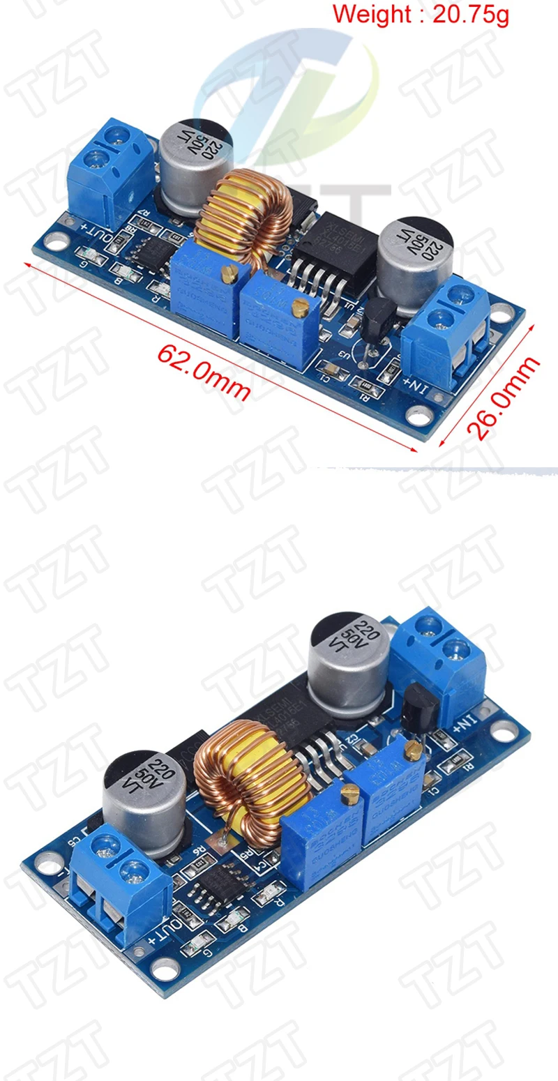 Circuits intégrés,5A XL4015 Display--Module De Charge De Batterie Au ...