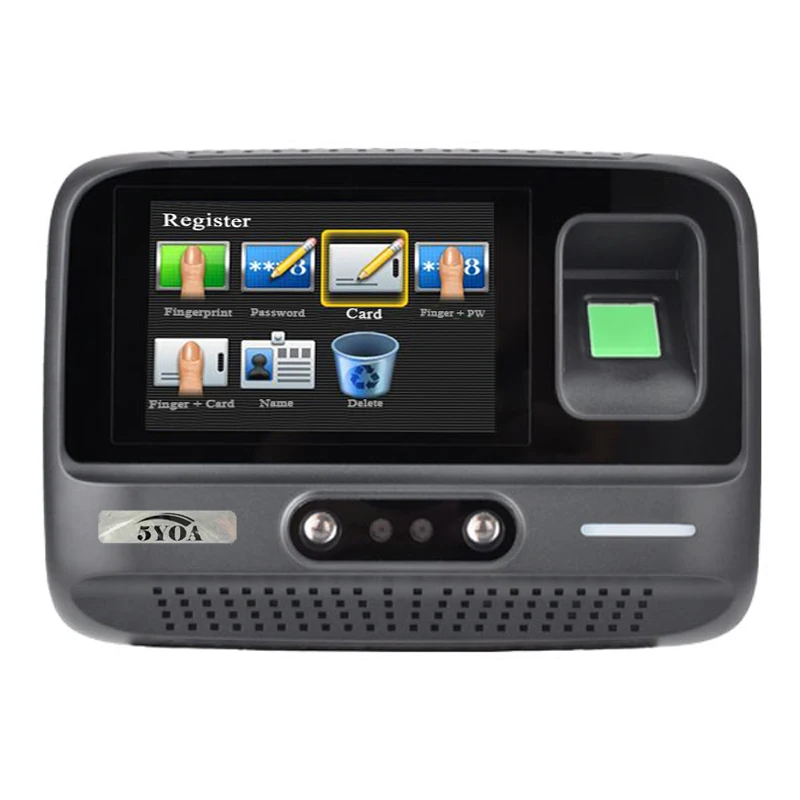 5YOA AF4 No Touch Contactless Time Attendance WIFI Wireless System Face ...