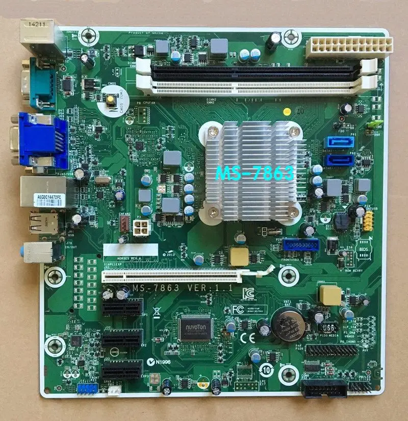 HP 405 G1 Desktop Motherboard MS-7863 729642-001 729725-001 Mainboard ...
