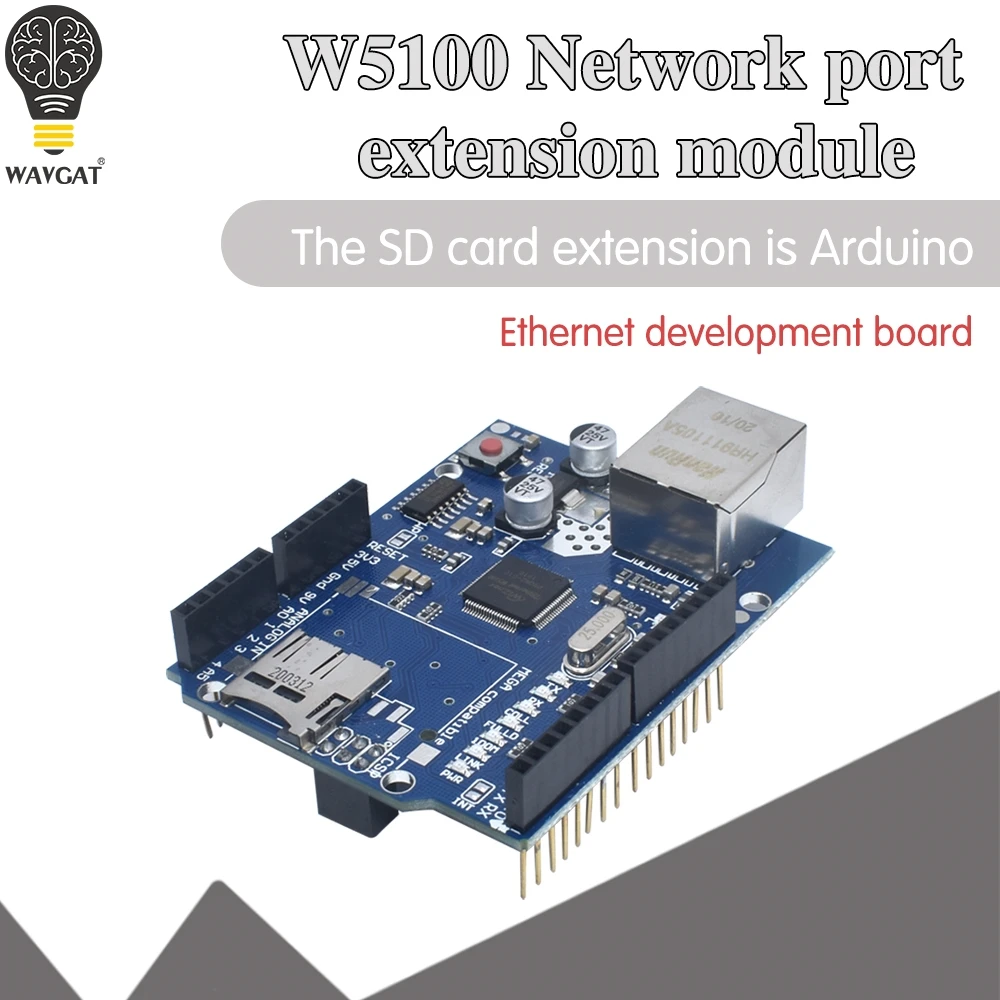 Placa de desenvolvimento para arduino, escudo ethernet uno w5100 r3 uno mega 2560 1280 328 unr ...