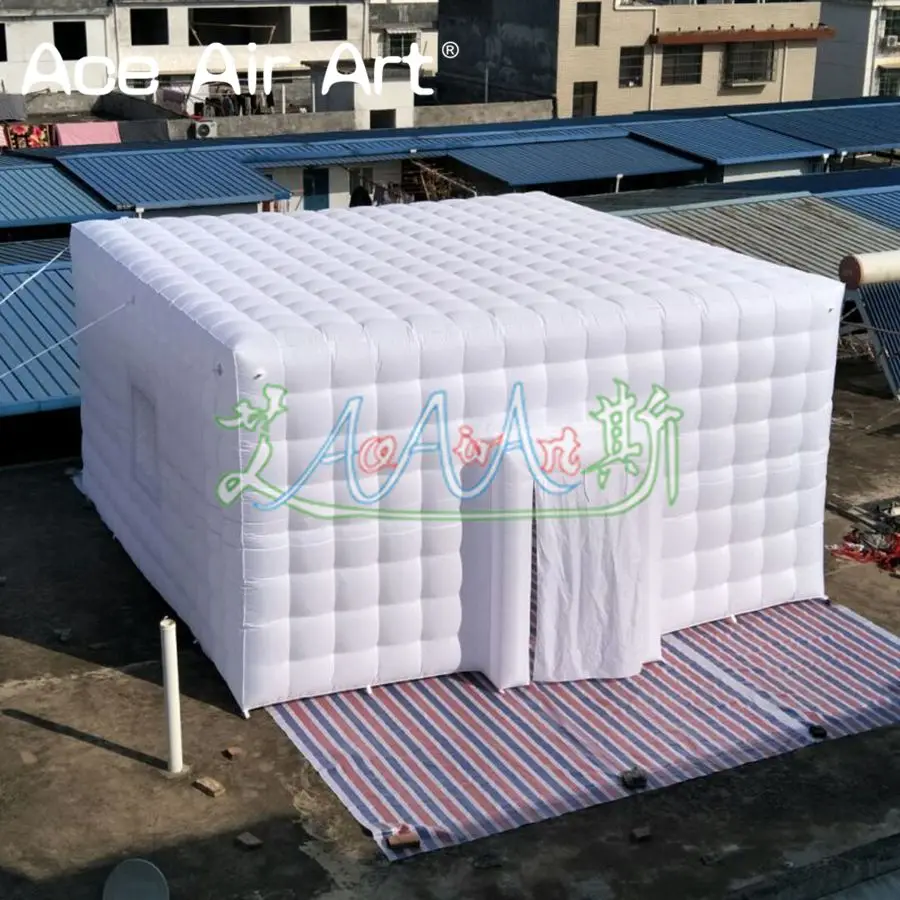 Outdoor White Portable Inflatable Square Tent Marquee/air Cube Tent For ...