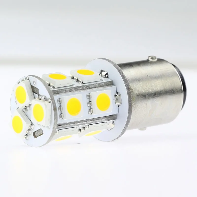 10pcs/lot 1157 LED BUBL P21W 12V 24V 13LED 5050SMD BULB vehicle tail ...