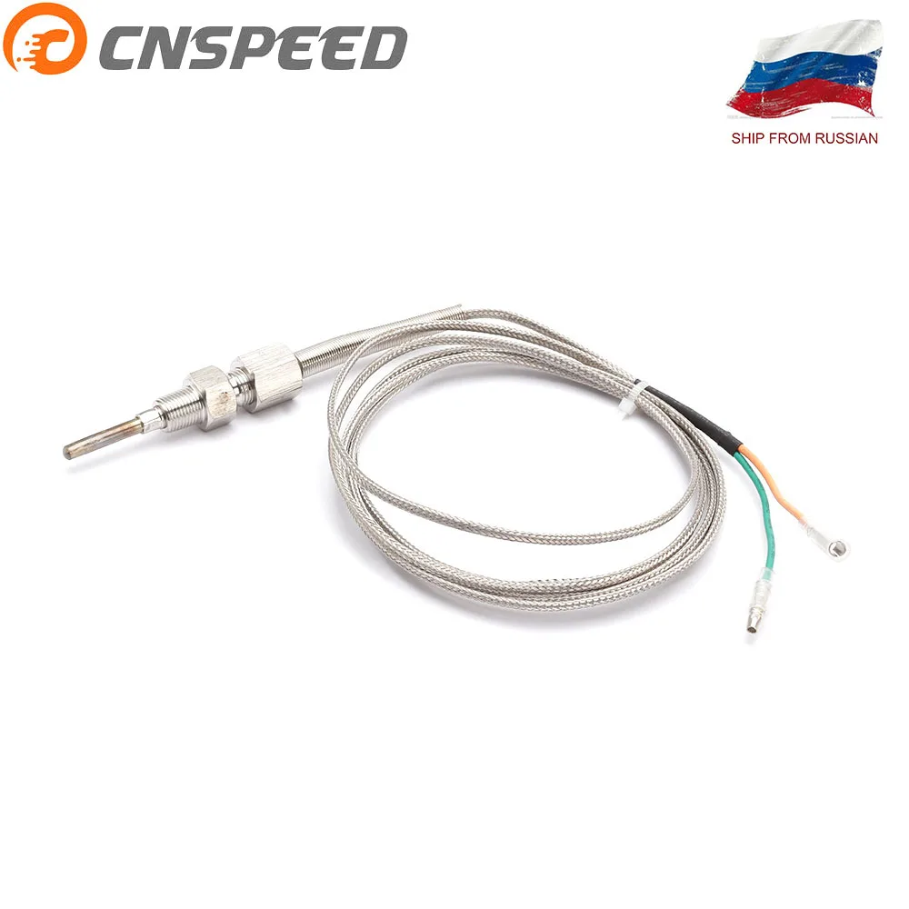 Cnspeed 2m Egt Sensor K Type Thermocouple Probe 1/8 Npt Exhaust Gas ...