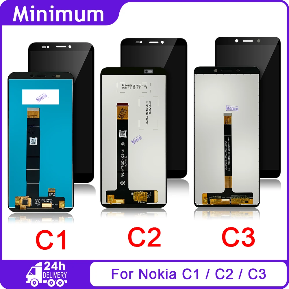 For-Nokia-C1-C-1-TA-1165-5-45-LCD-Display-Touch-Screen-Digitizer ...