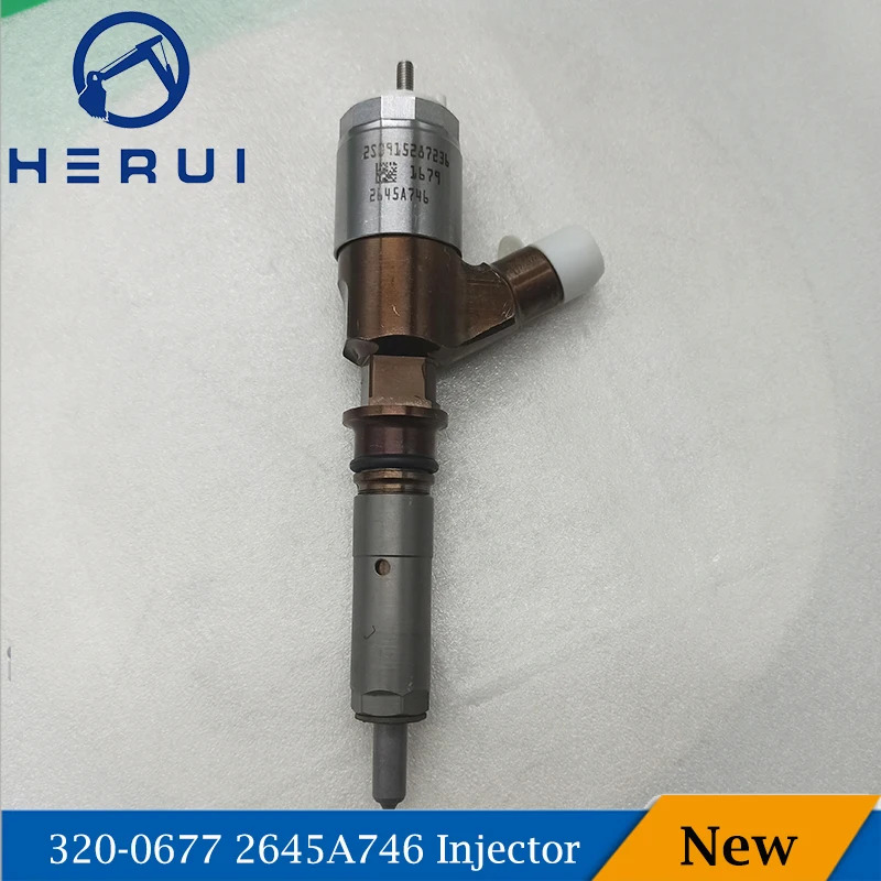 CAT 320D 323D 420E Fuel Injector C4.4 C6.6 For Caterpillar Nozzle ...